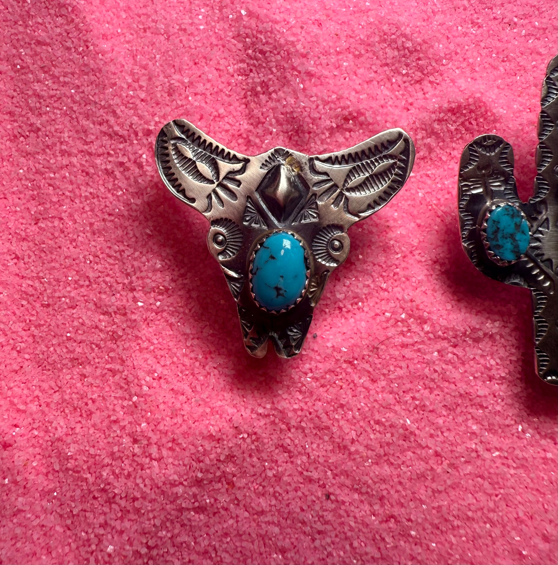 Longhorn Adjustable Ring – Texas Gals Turquoise